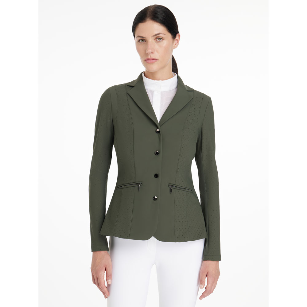 LeMieux Jessica Mesh Show Jacket Pine Green – IngatestoneSaddlery