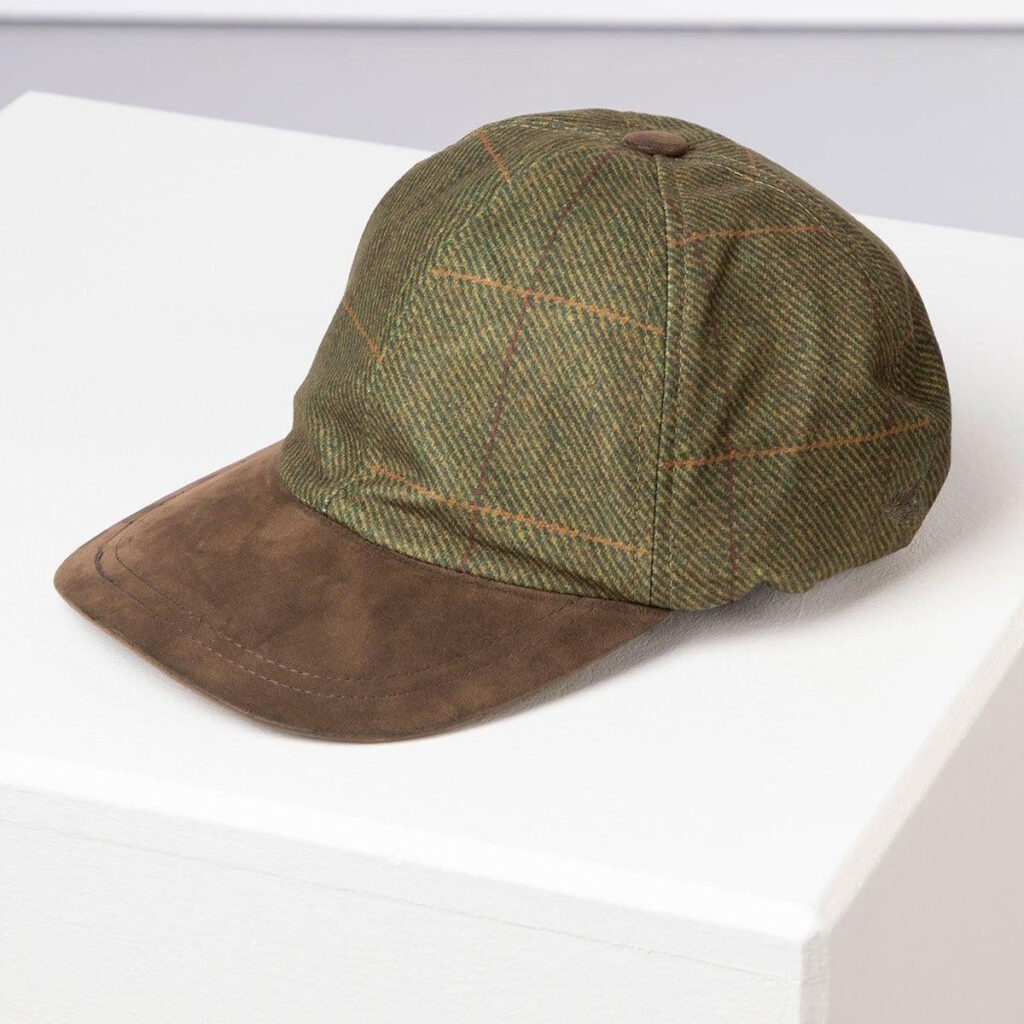 Rydale Mens Tweed Baseball Cap Heathland – Ingatestone Saddlery